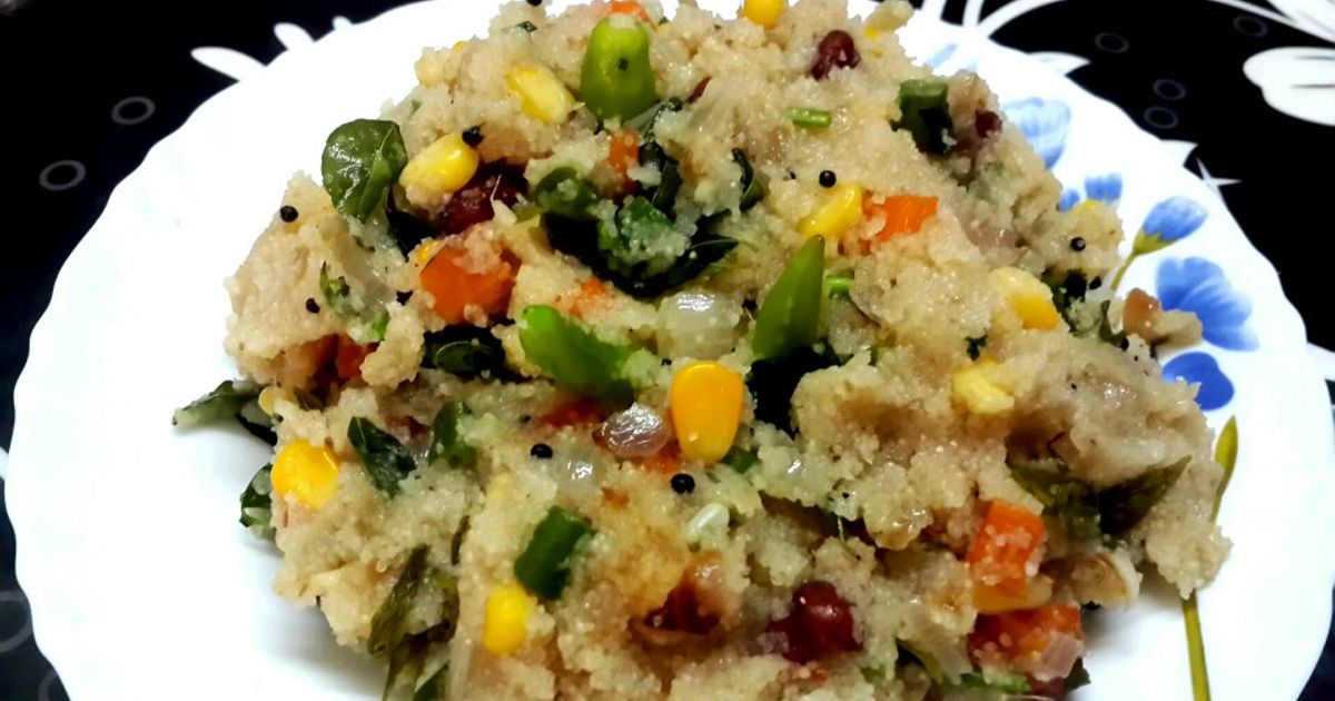 Rava Upma With Corn And Vegetables Recipe by Kumkum Chatterjee - Cookpad