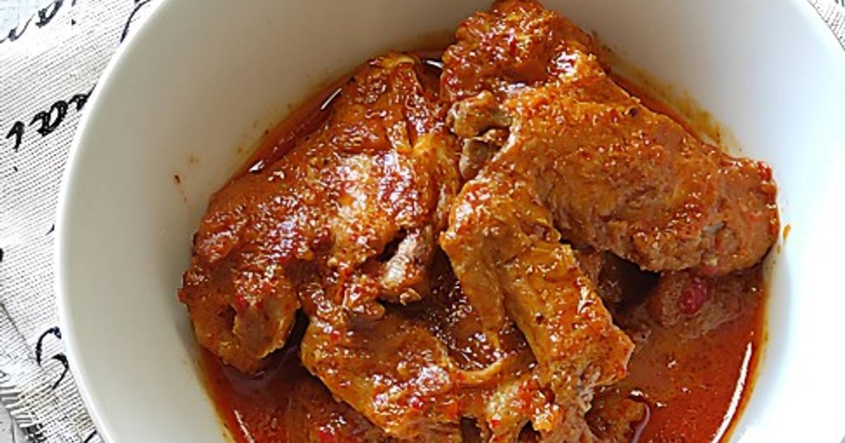 Resep Rendang Ayam Bumbu Instan Oleh Karya Andini Cookpad