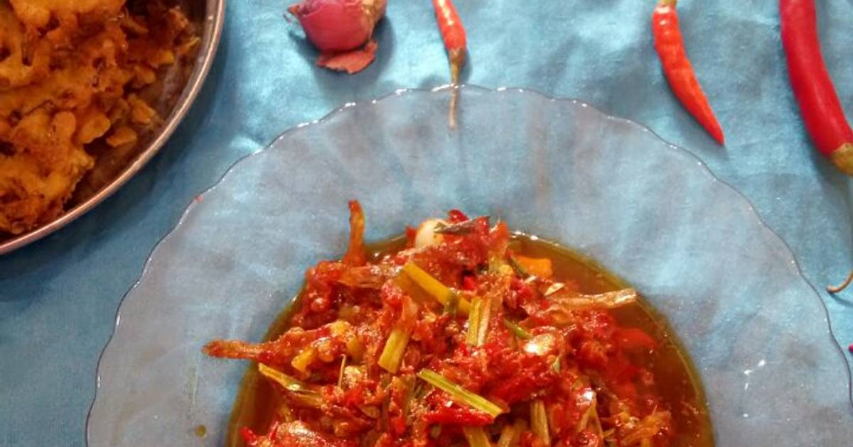 Resep Sambal bawang rambut + teri oleh Dapur Mungil - Cookpad