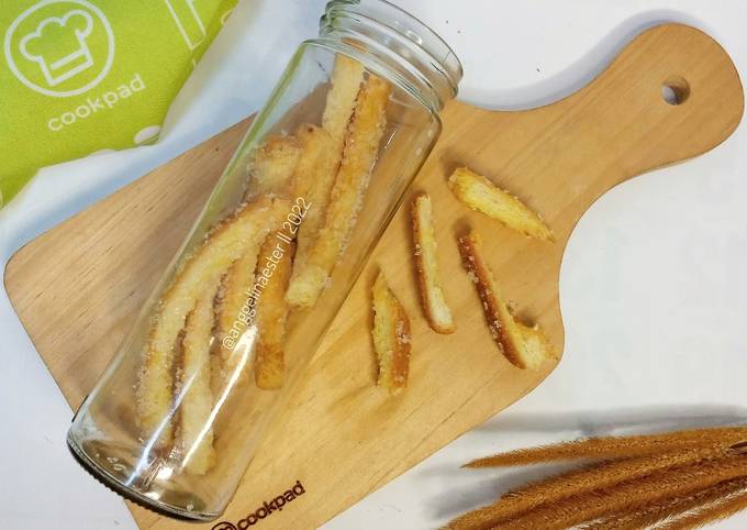 Resep Stik Manis Roti Tawar (pinggiran) oleh Anggelina Ester Jesica ...