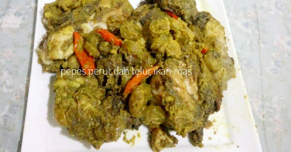 Resep Pepes perut ikan dan telur ikan mas oleh Mahyawi - Cookpad