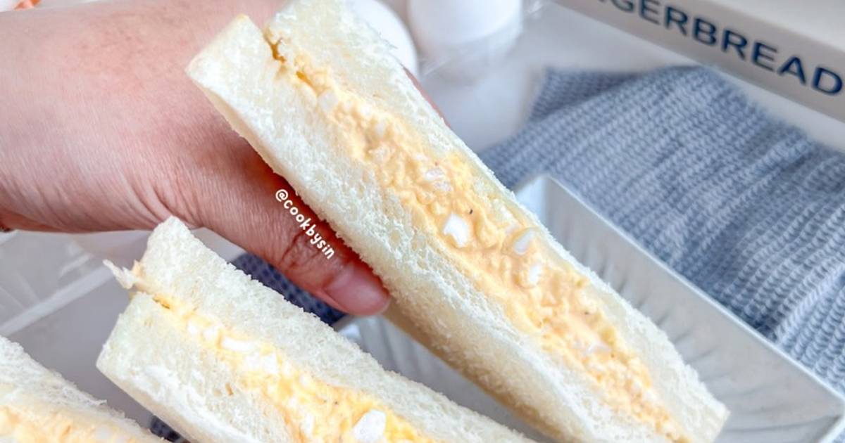 Resep Tamago Sando / Japanese Egg Sandwich oleh Sinthia Tan - Cookpad