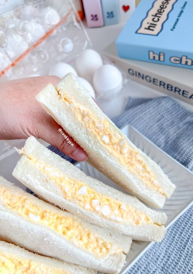 Resep Tamago Sando / Japanese Egg Sandwich oleh Sinthia Tan - Cookpad