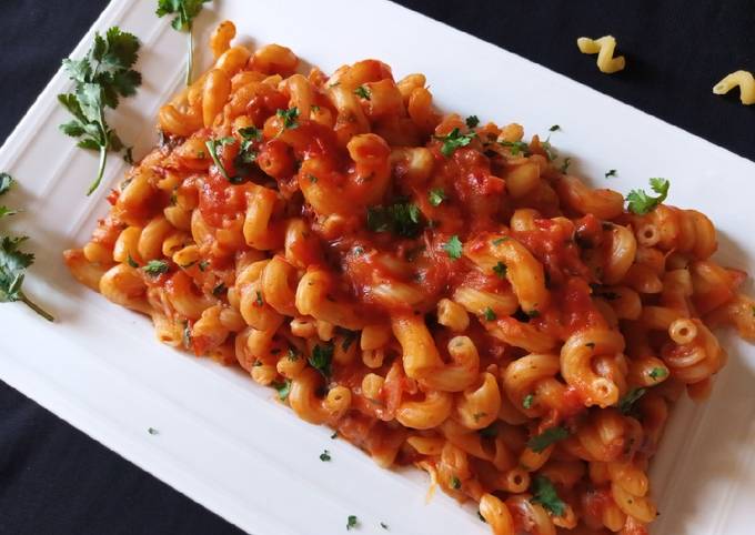 Red Sauce Pasta Recipe by Man o Salwa By Neelam Saleem - Cookpad