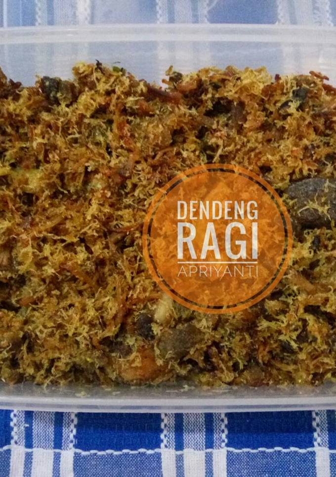 Resep Dendeng Ragi (Daging Sapi serundeng) oleh Apriyanti Arifin - Cookpad