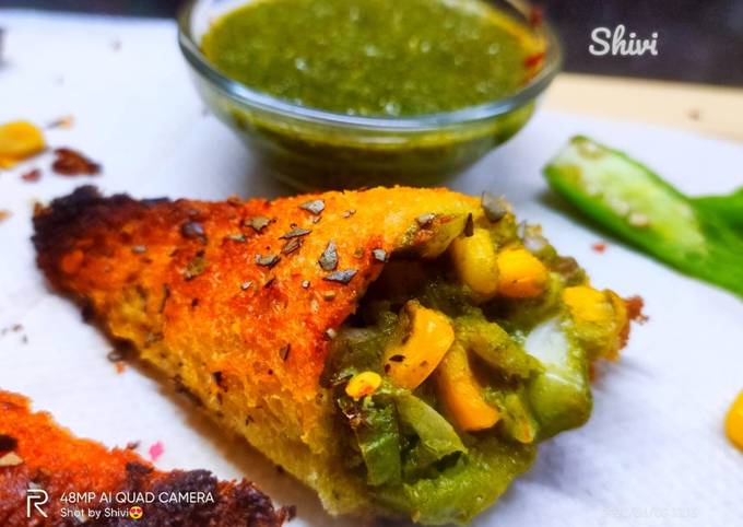 Corn cheese cones Recipe by Shivi Mishra - Cookpad