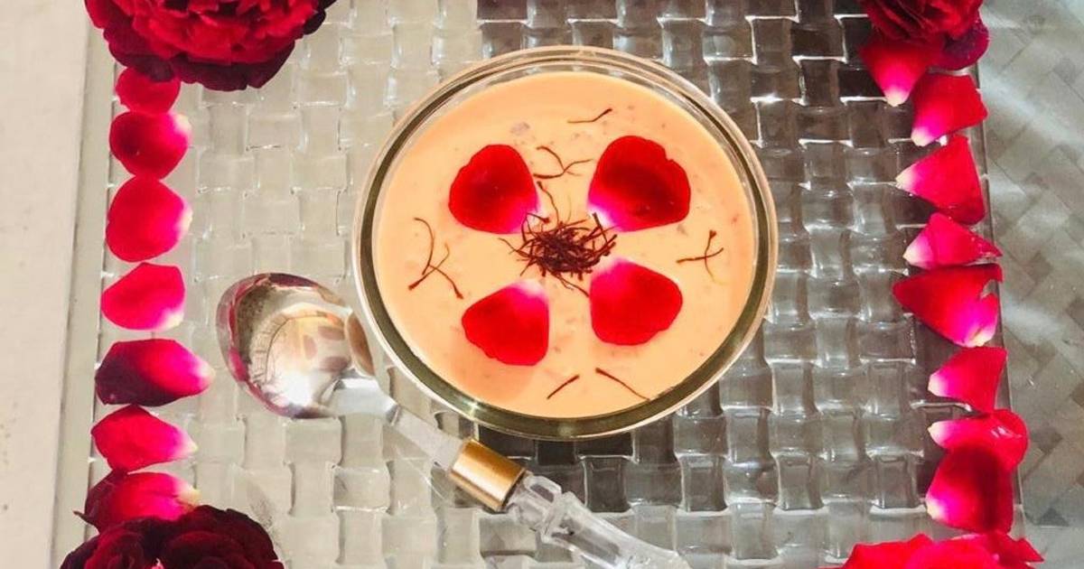 Rose kesar kheer Recipe by Keeza Dhingra - Cookpad