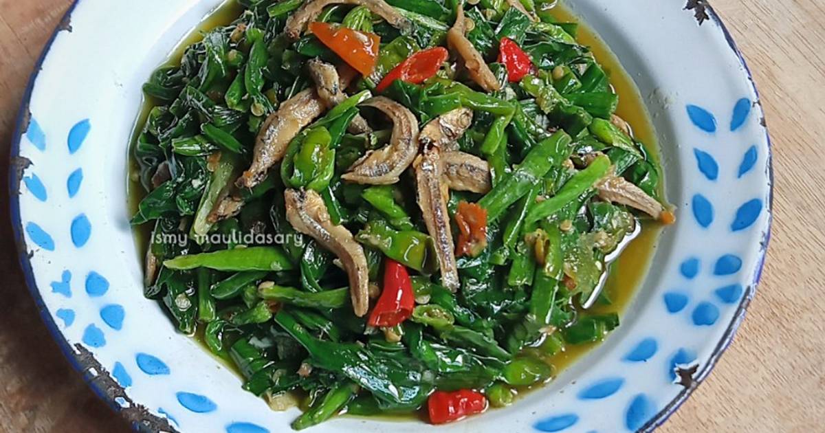 Resep Genjer Cah Pedas Terasi oleh Ismy Maulidasary - Cookpad