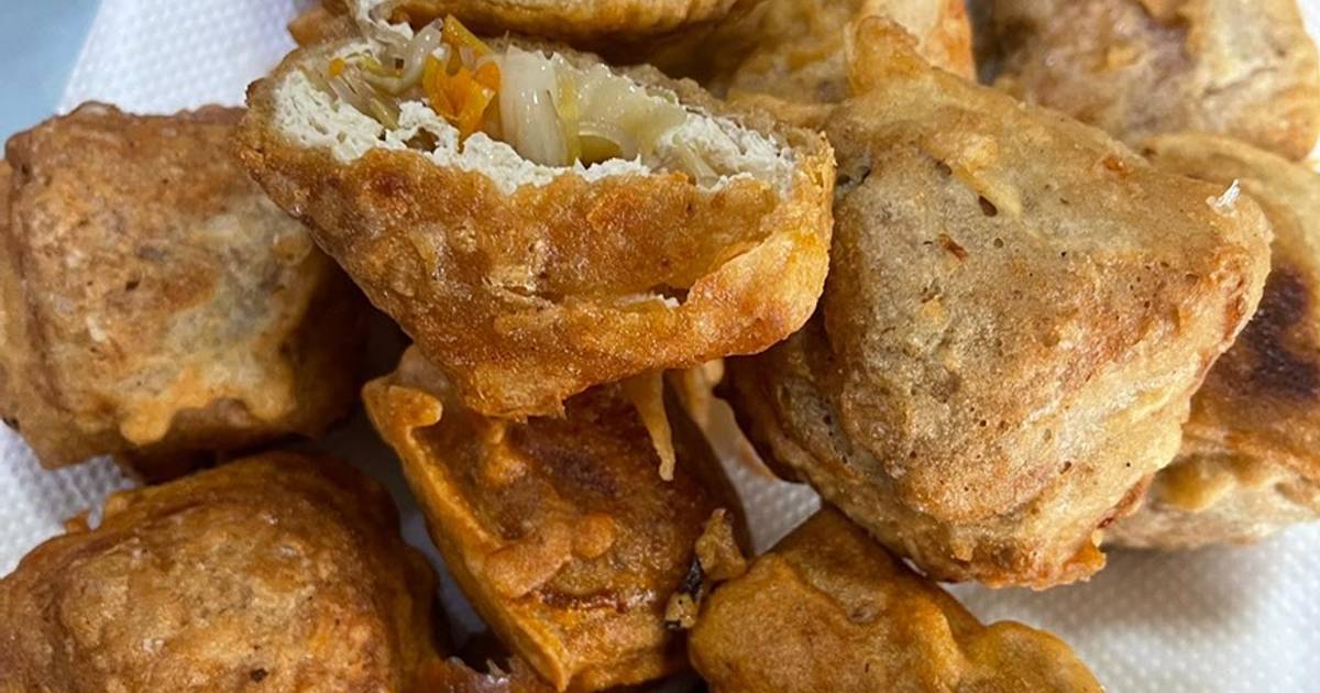 Resep Tahu isi goreng / tahu isi soun sayur oleh shy_kitchen - Cookpad