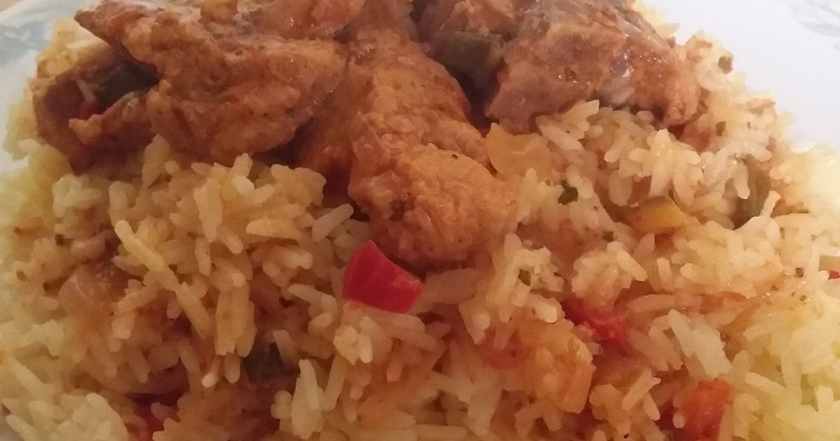 Carre De Cerdo A Mi Estilo Con Arroz Al Azafrán Recipe by Emelin ...