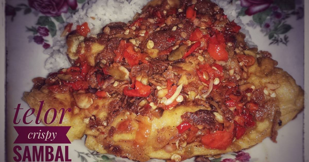 Resep Telor crispy sambal geprek oleh Vivi christanto - Cookpad
