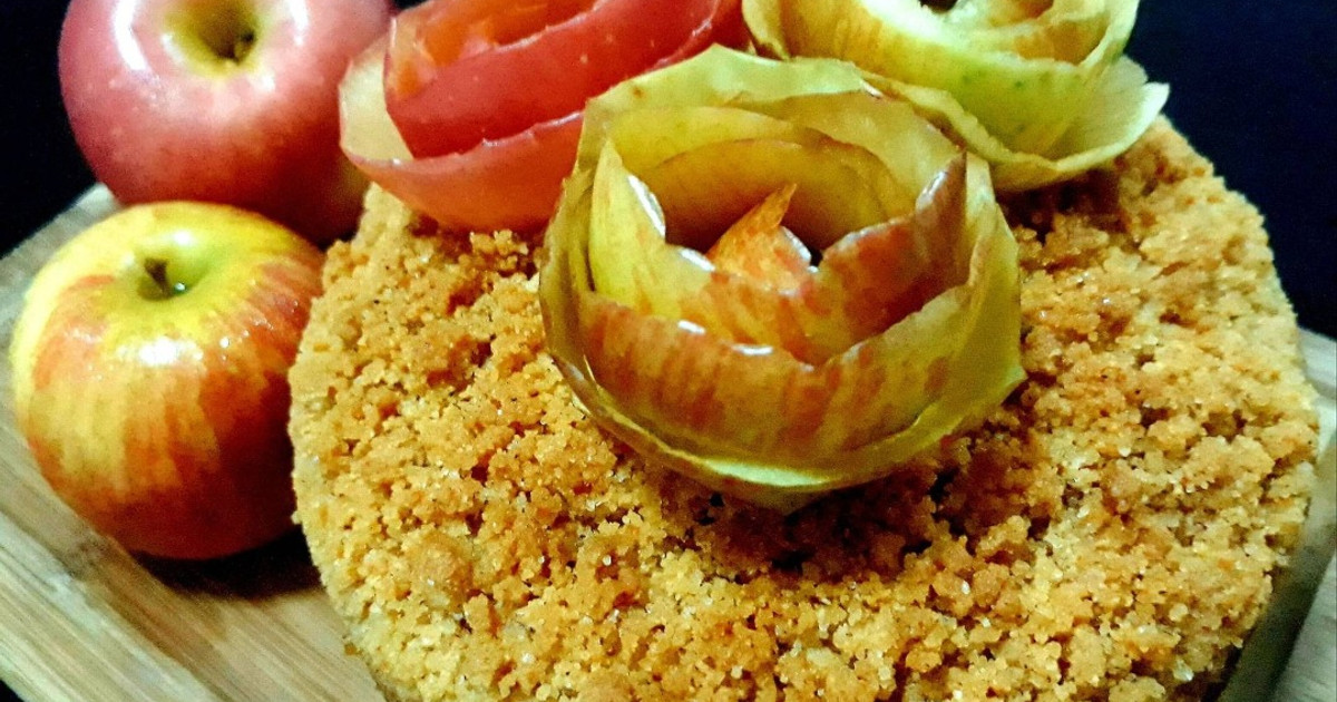 สูตร 🍎แอปเปิ้ลครัมเบิ้ลเค้ก🍎 (Apple Crumble Cake) โดย Bambi Cooking ...