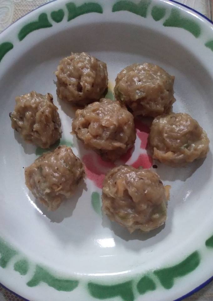 Resep 3-4 Ingredients Vegan Siomay or Siobi (oyster-mushroom) | Olahan ...