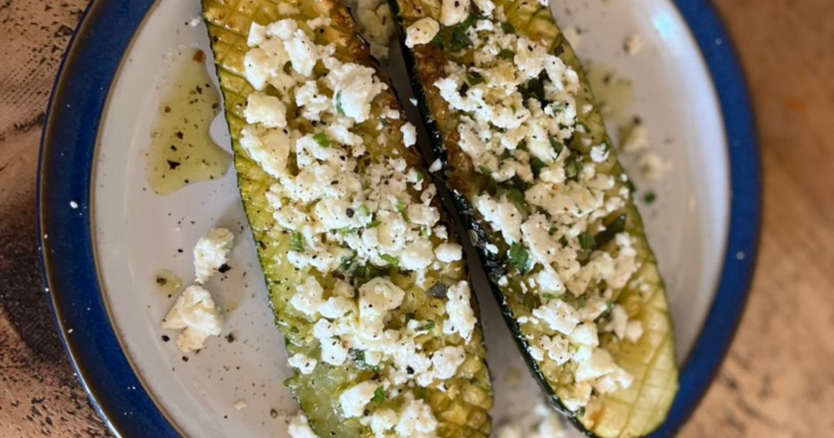 Courgette, Feta And Mint Recipe by Sam Meadley - Cookpad