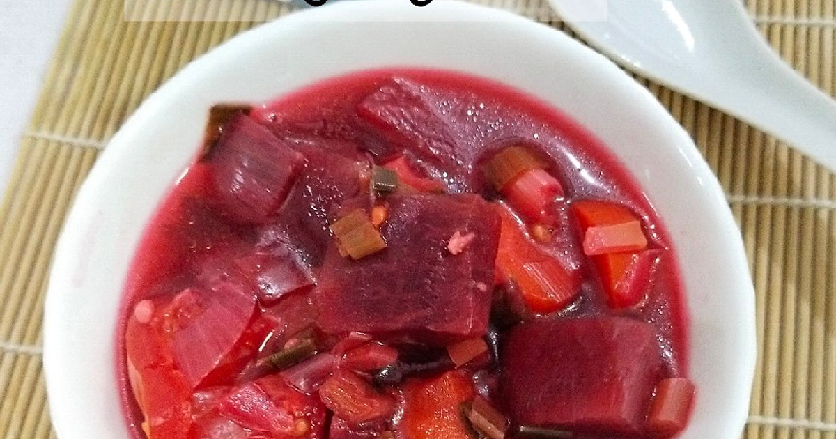 Resep Sup Beetroot/ Bit Sehat Ala Hongkong oleh Hety Priscilla - Cookpad