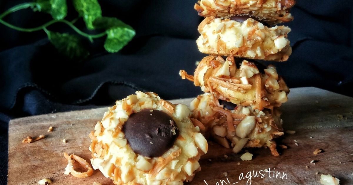 Resep Cashew Choco Cheese Thumb Print oleh Hani Agustin - Cookpad