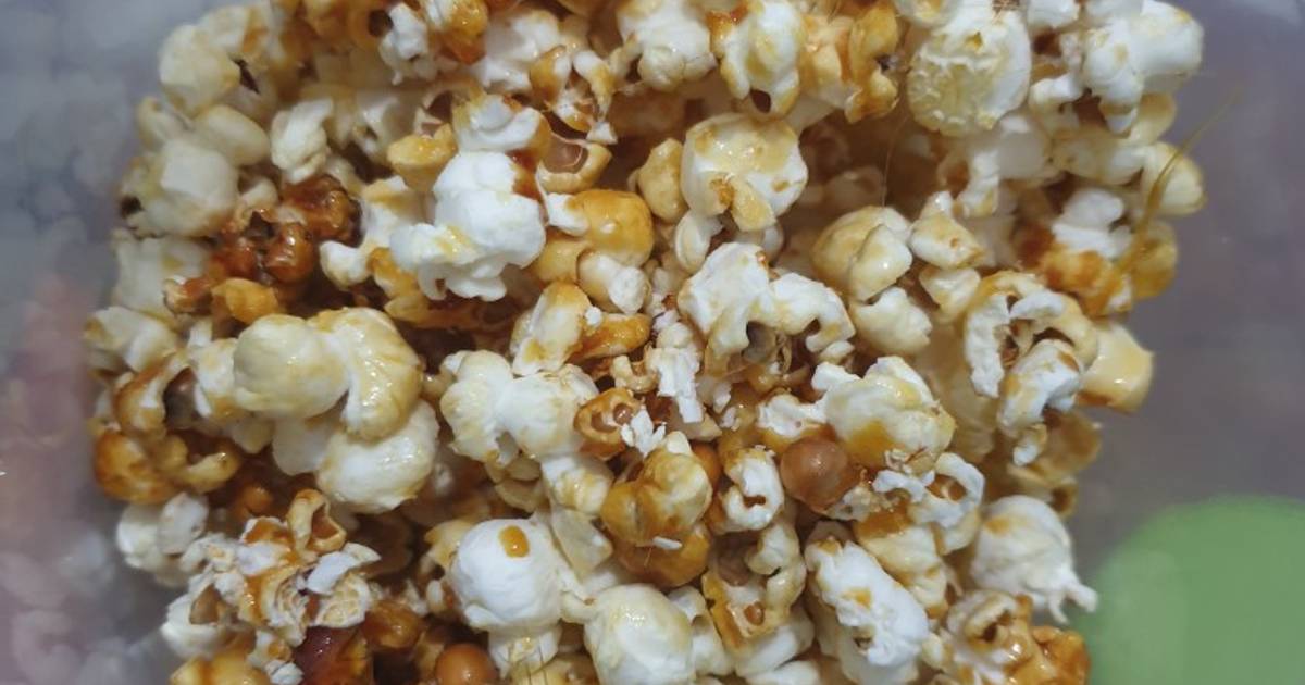 Resep Caramel popcorn no butter oleh Ria - Cookpad