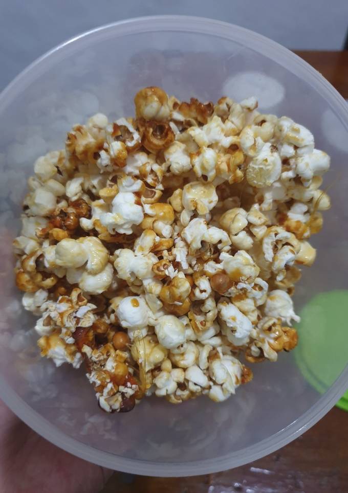Resep Caramel popcorn no butter oleh Ria - Cookpad
