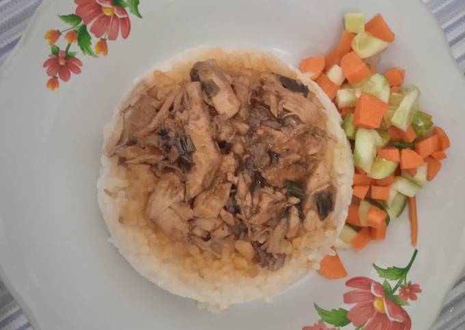 Resep Nasi tim ayam 🐔 oleh Desti Celisia - Cookpad