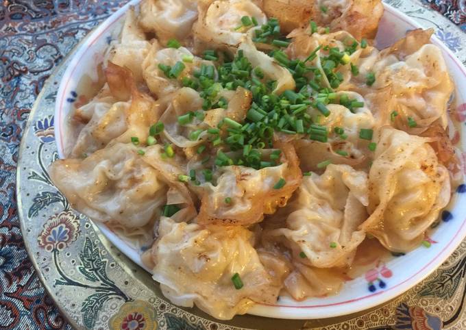Steamed Fried Wantan with Gourd Melon (Tougan) Recipe by Aunty Eiko's ...