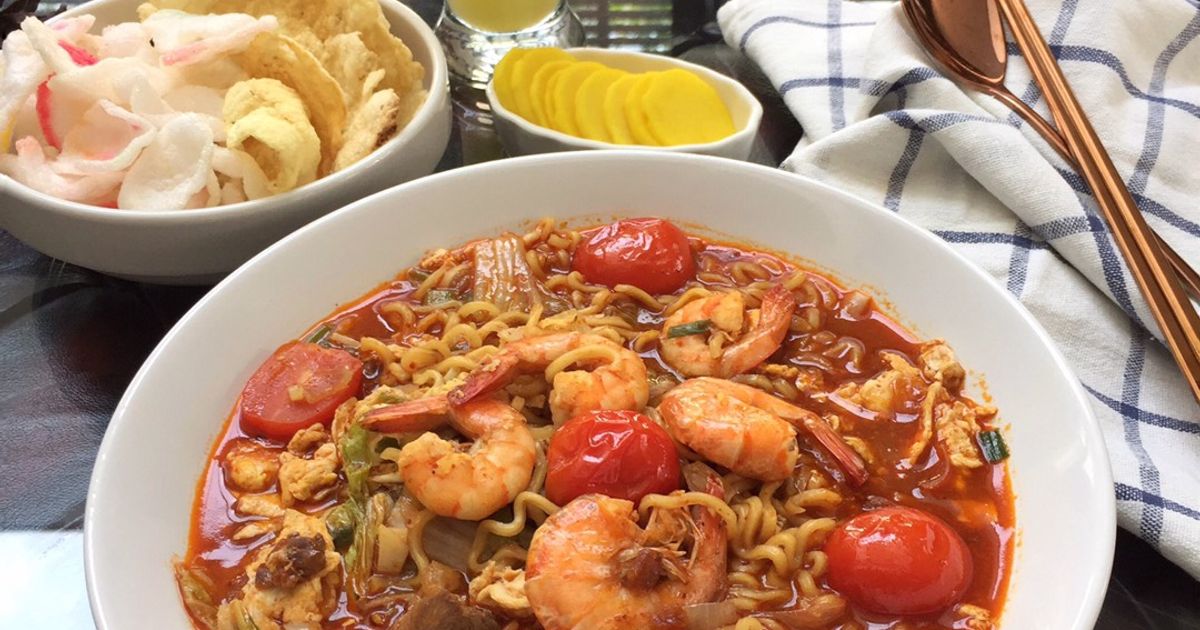 Resep ramyun noodle rumahan enak dan mudah - Cookpad