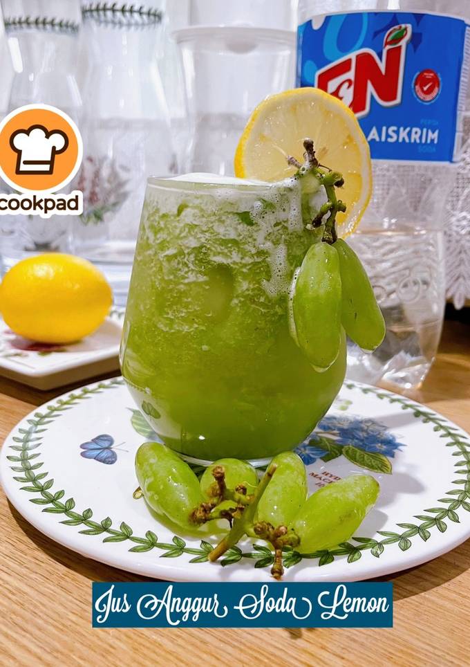 Resipi 👩‍🍳Jus Anggur Soda Lemon oleh Mahadiah - Cookpad