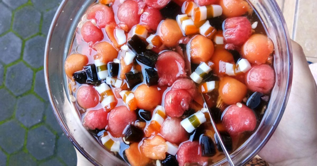 Resep Es Buah Jelly oleh Septi Enwe - Cookpad