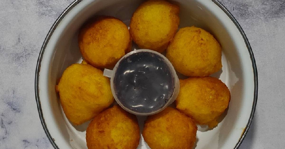 Resep Donat Imut 3 bahan oleh Siti Nurbaniah - Cookpad