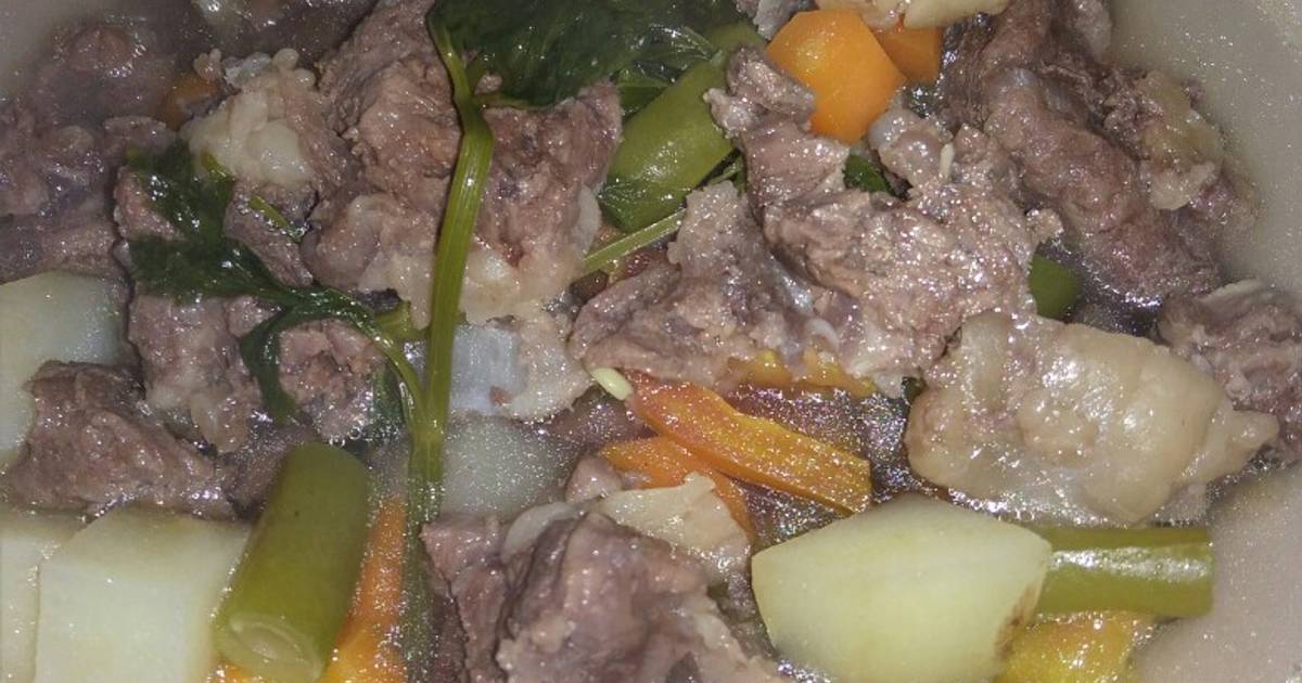 Resep Sop daging iga sapi oleh Nourma Julita - Cookpad