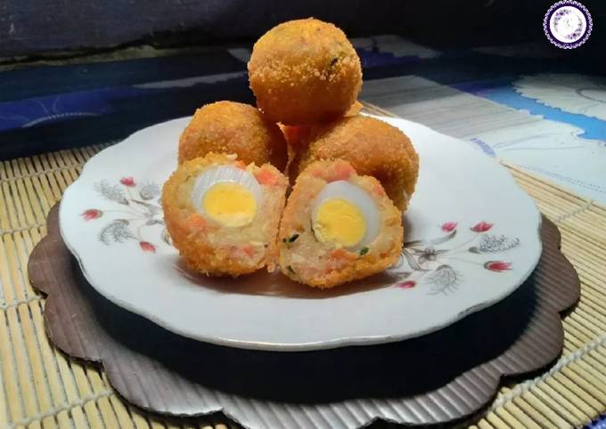 Resep Keroket Isi Telur Puyuh oleh Kurnia Kemala Sari - Cookpad