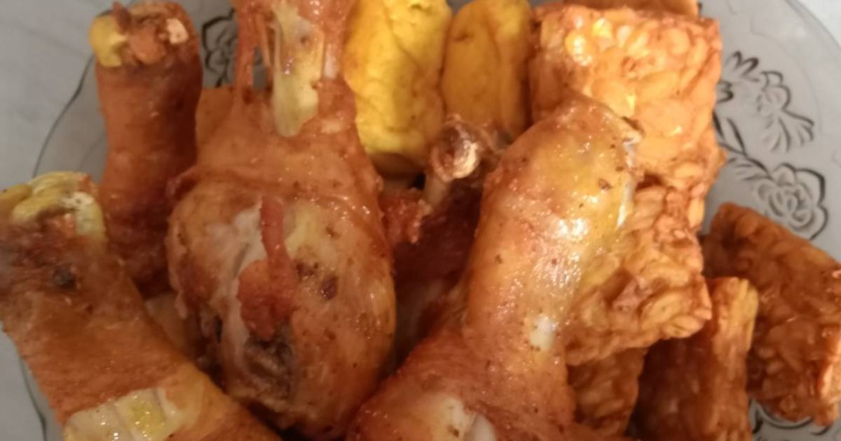 Resep Ayam, tempe & tahu goreng oleh Putri Nor Widiantika - Cookpad