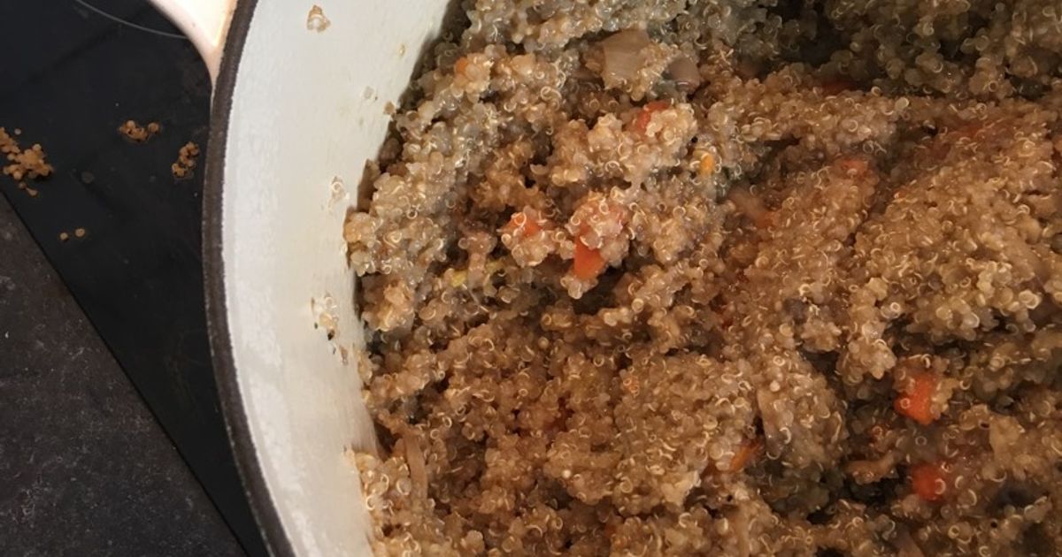 Mushroom Quinoa Recipe by Jess Hawker Meadley - Cookpad