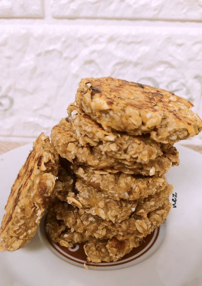 Resep Banana Oat Cookis (tanpa oven) oleh Nez @corner kitchen - Cookpad