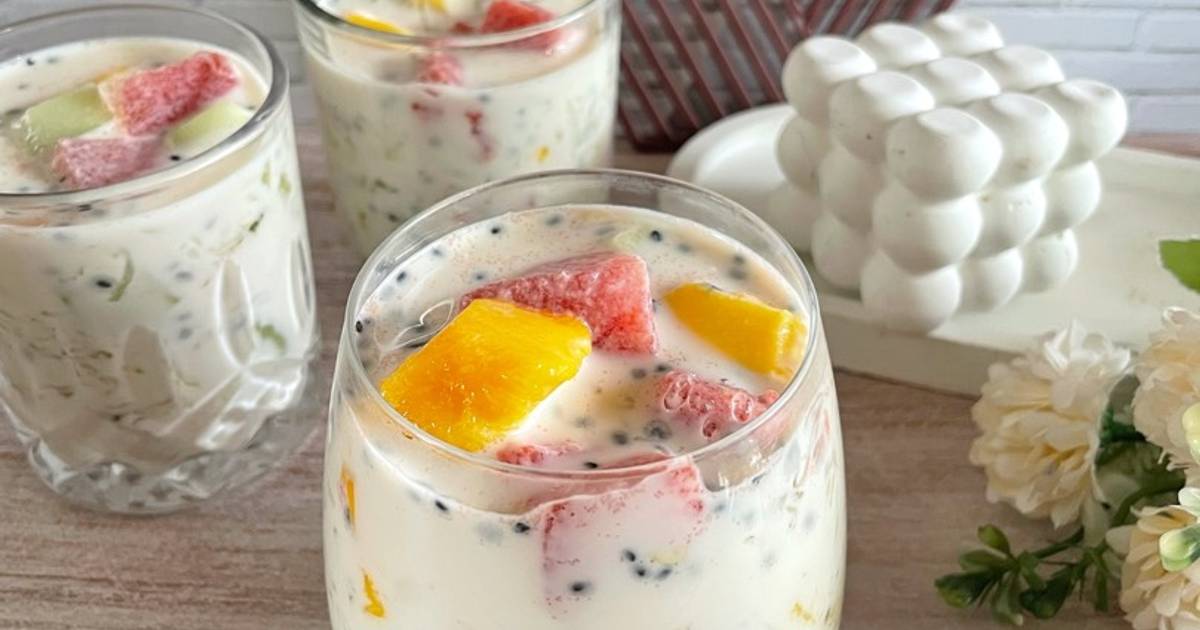 17 resep es buah susu evaporasi enak dan mudah - Cookpad