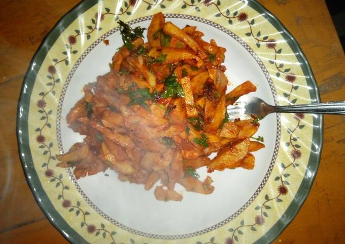 Chips masala recipe Recipe by Audrey Hellen - Cookpad