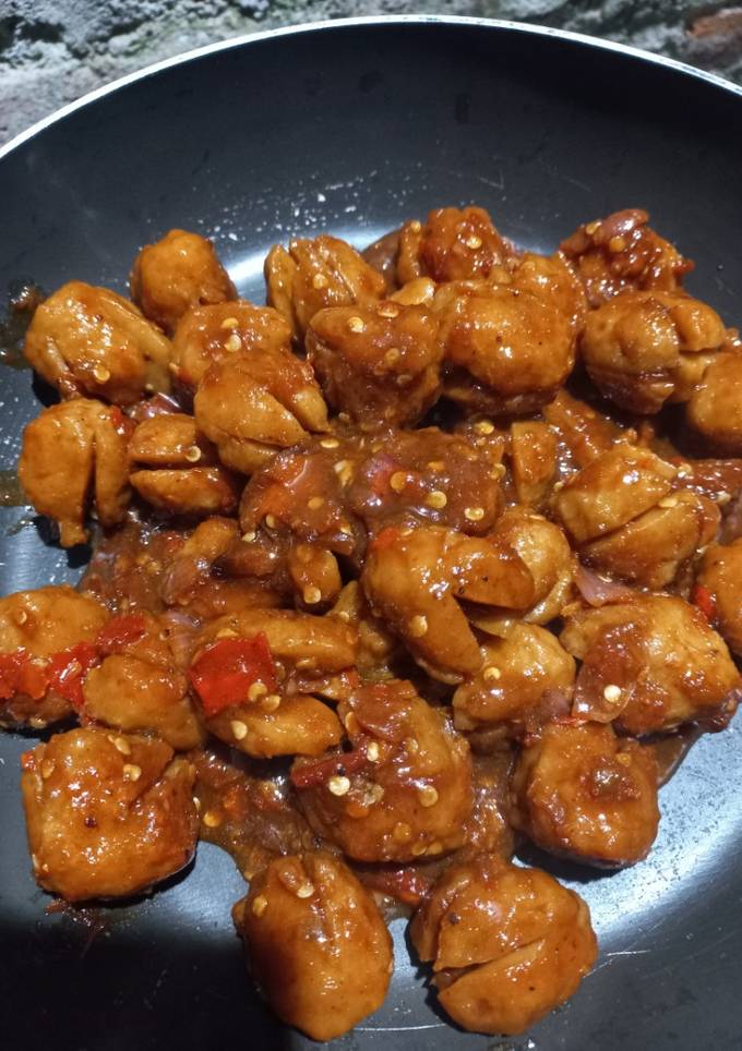 Resep Oseng bakso pedas manis oleh Dapur Bunda - Cookpad