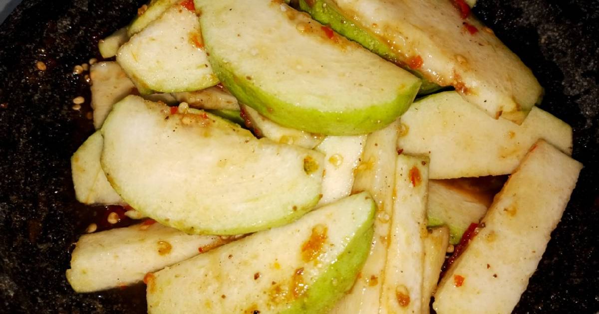 Resep Rujak Jambu Kristal By El Hallie oleh El Hallie - Cookpad