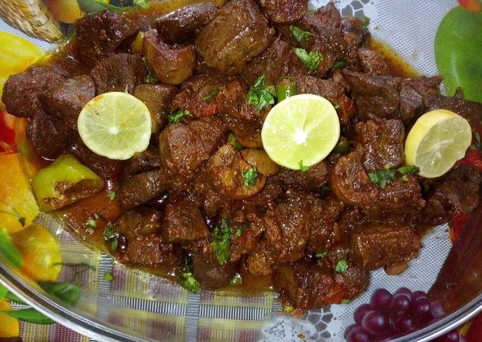 Mutton kalaji fry Recipe by Komal Ali - Cookpad