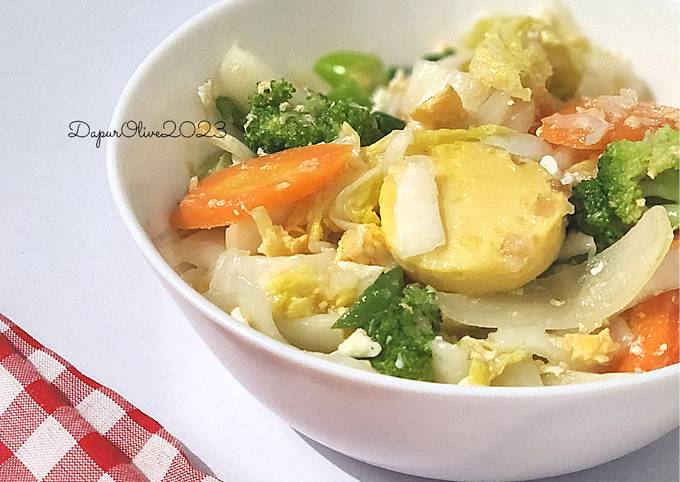 Resep Capcay Tofu dan Bombay oleh Dapur Olive - Cookpad