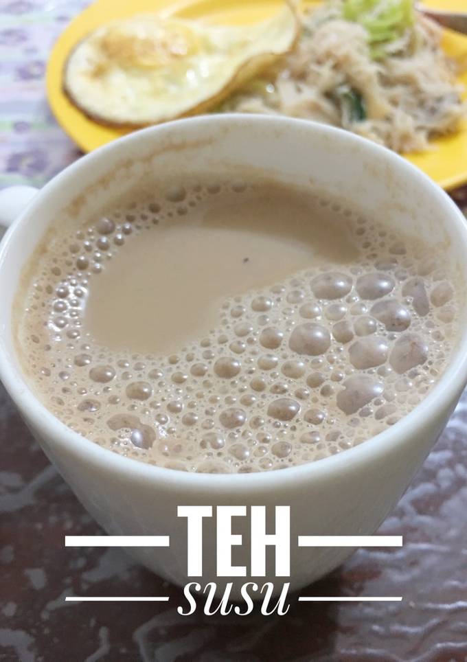 Resep Teh susu "milk tea" ala Teh tarik oleh ummu rayyan - Cookpad