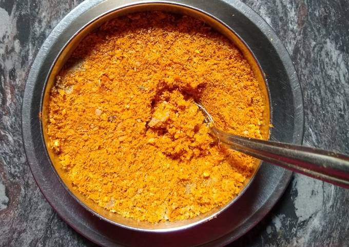 Chutney pudi/powder Recipe by Nandana - Cookpad
