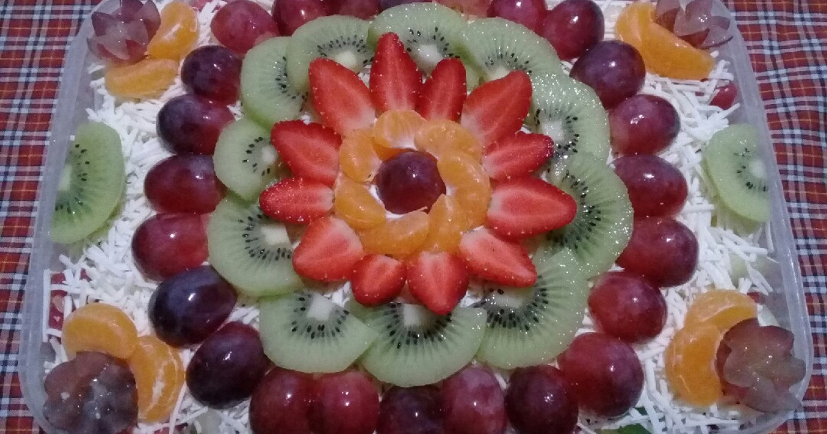 Resep Fresh Fruit Salad Delight oleh Mahesa's Mom - Cookpad