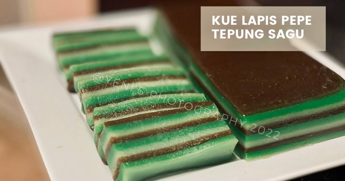 Resep Kue Lapis Pepe Tepung kanji oleh Yeni Mansur - Cookpad