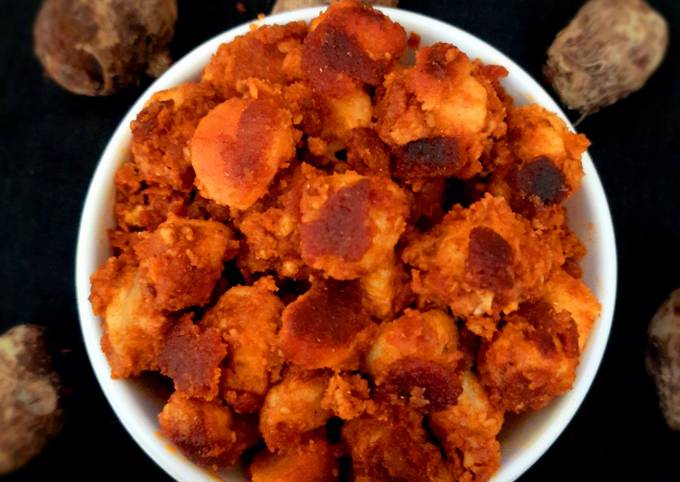 Taro root fry Recipe by Muniswari.G - Cookpad