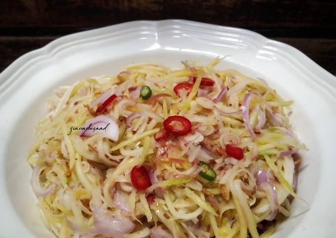 Resipi Kerabu mangga oleh Ziana Chesaad - Cookpad