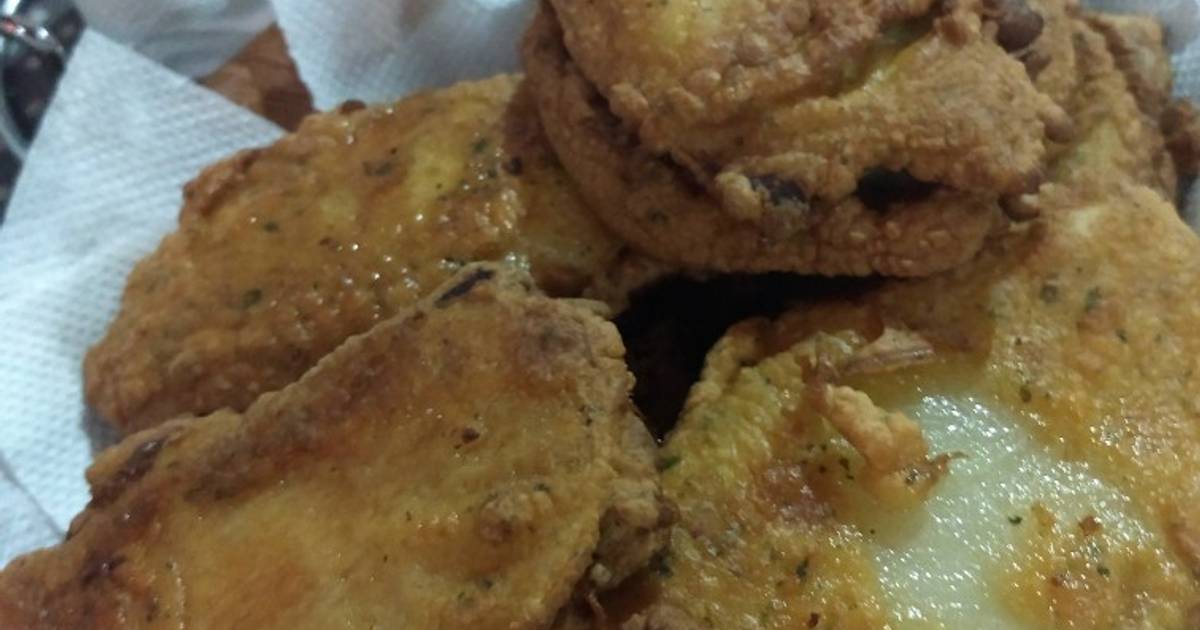 Marineras de papa (rellena con jamón y queso) Receta de Lucia Martinez ...