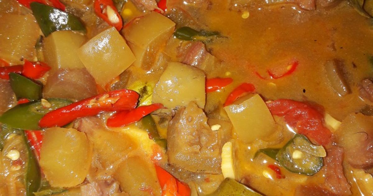 Resep Oseng Kikil Cingur Sapi oleh Arrum Suryani - Cookpad