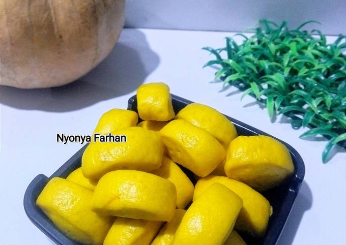 Resep Mantao Labu Kuning (Roti kukus cina) oleh Nyonya Farhan - Cookpad