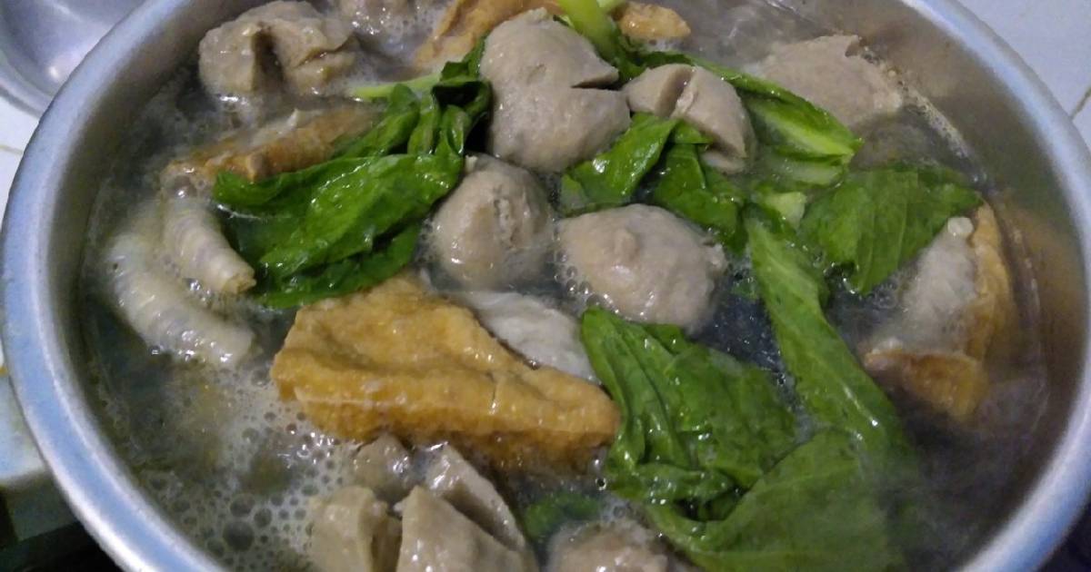 Resep Bakso ceker kuah oleh Historina - Cookpad