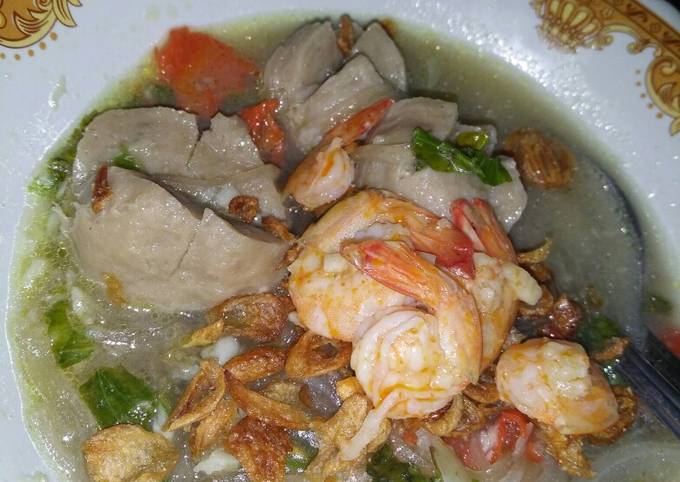 Resep Mi sagu kuah baso oleh Nichie Ap - Cookpad